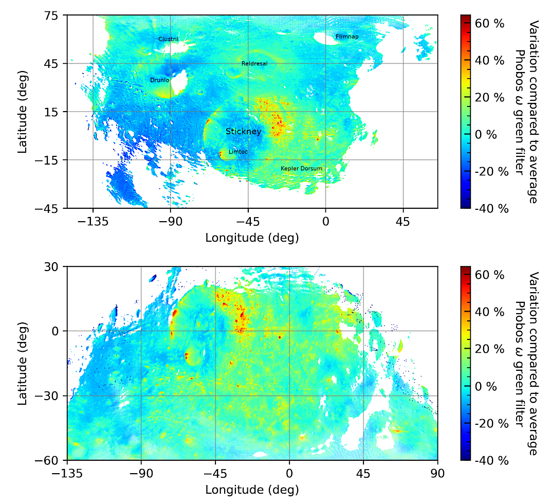 Phobos Photometric Properties From Mars Express HRSC Observations ...