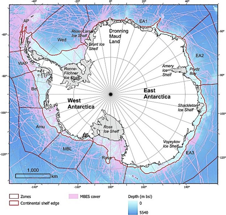 Ice World Subsurface Cartography: The Most Detailed Map To Date Of ...