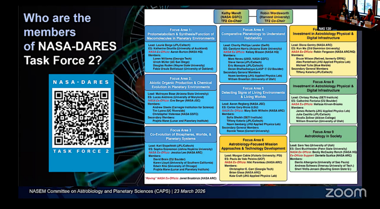 NASA Astrobiology Update At Space Science Week 2026(with audio ...